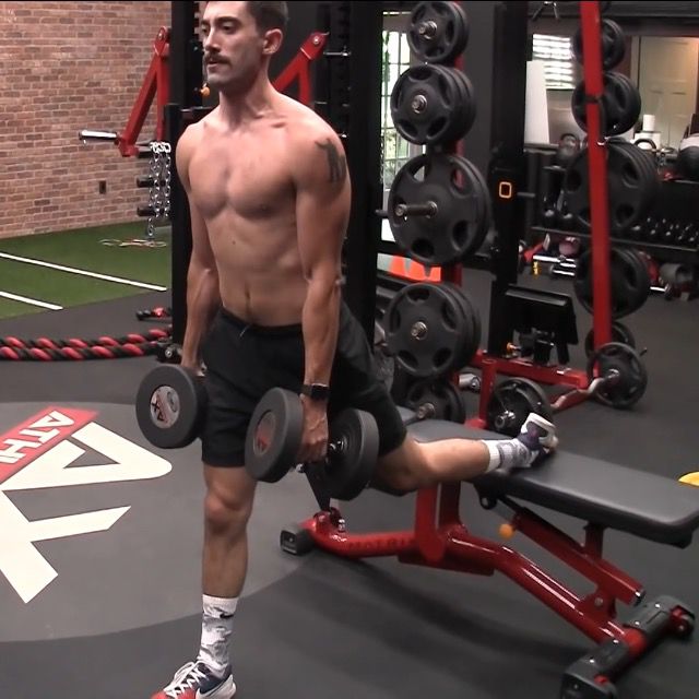Dumbbell Bulgarian Split Squat by Andrew Nagasawa - Exercise How-to ...