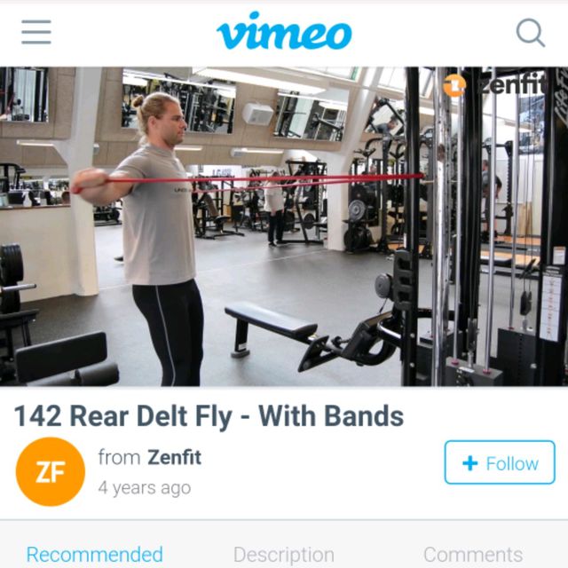 Rear Delt Fly With Band por Blissed Out Baker -plant Based Chef ...