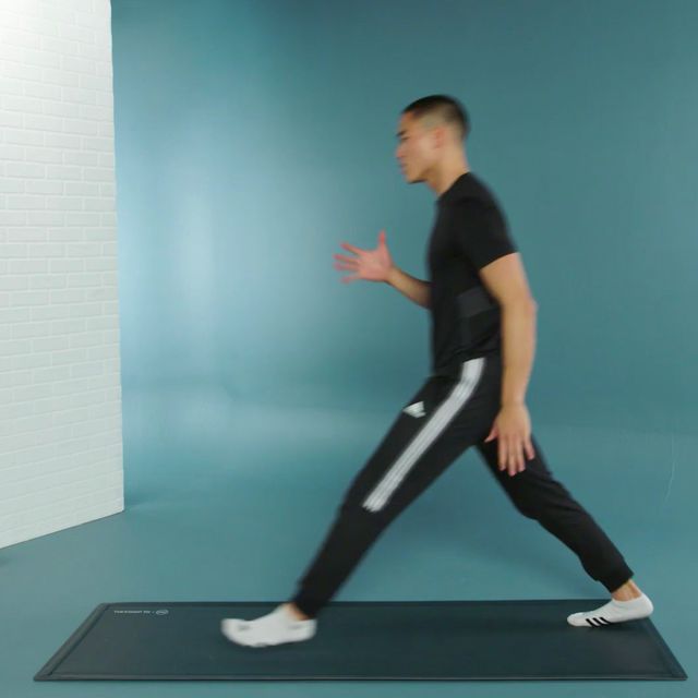 Lunge to Rotation by Brian Fallon - Exercise How-to - Skimble