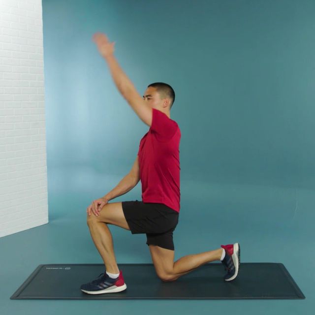 Kneeling Left Arm Windmills - Exercise How-to - Skimble