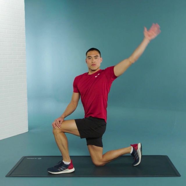 Kneeling Left Arm Windmills by Brian Fallon - Exercise How-to - Skimble