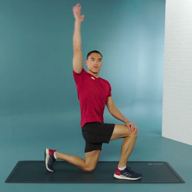 Kneeling Right Arm Windmills by Brian Fallon - Exercise How-to - Skimble