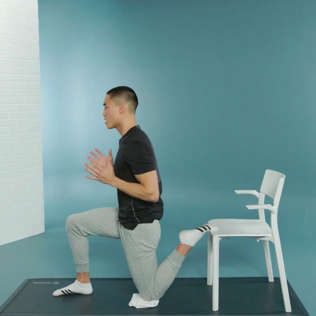 Right BSS with Tilt Reach - Exercise How-to - Workout Trainer by Skimble