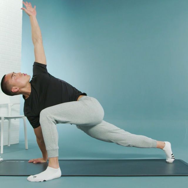 Downward Dog to Lunge Rotation - Exercise How-to - Workout Trainer by ...