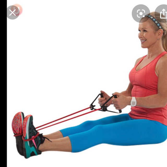Sit Row With Band - Exercise How-to - Workout Trainer by Skimble
