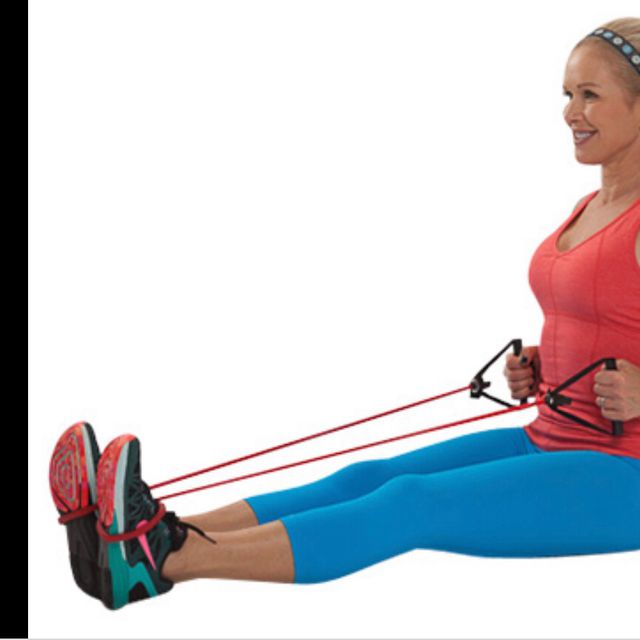 Sit Row With Band - Exercise How-to - Workout Trainer by Skimble