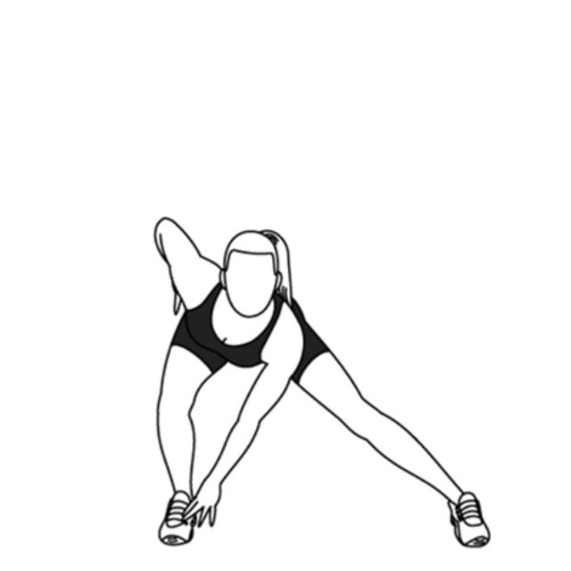 Alternating Side Lunge Touch - Exercise How-to - Workout Trainer by Skimble