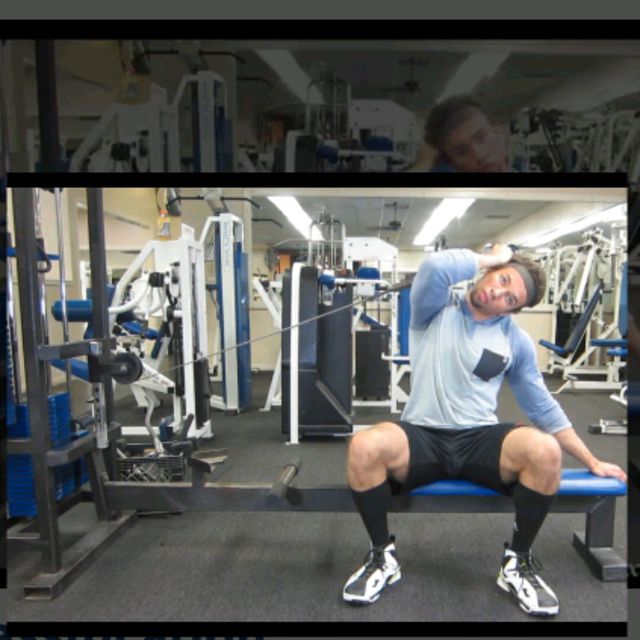 Cable Neck Right Lateral by Odin S. - Exercise How-to - Skimble
