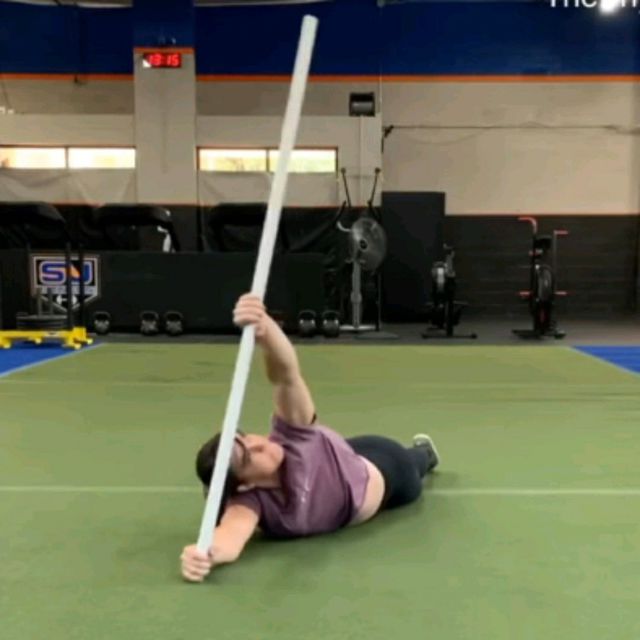 Prone Thoracic Rotation with (left) by Tanya P - Exercise How-to - Skimble