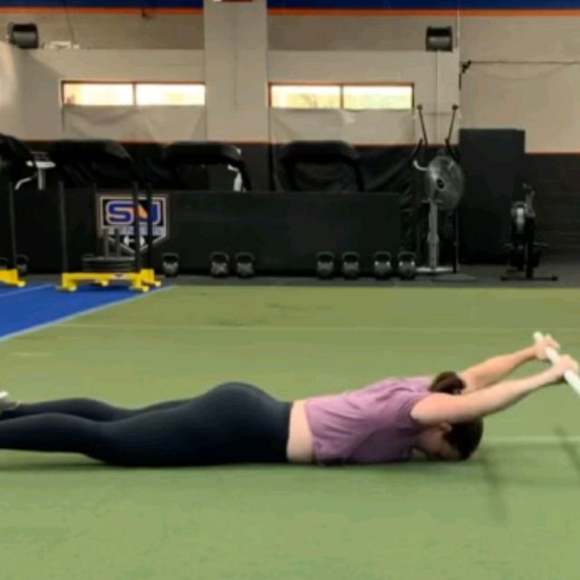 Prone PVC OH Press by Tanya P - Exercise How-to - Skimble