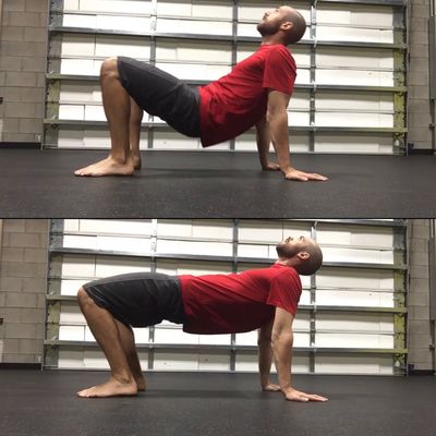 Banded Crab Walks - Exercise How-to - Workout Trainer by Skimble