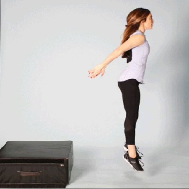 Depth jump plus jump by Kateřina K - Exercise How-to - Skimble