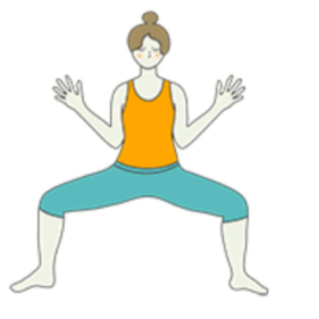 Goddess Cactus Pose by 𝔻𝕖𝕤𝕖𝕣𝕥 𝔽𝕠𝕩🦊 🌟 - Exercise How-to - Skimble