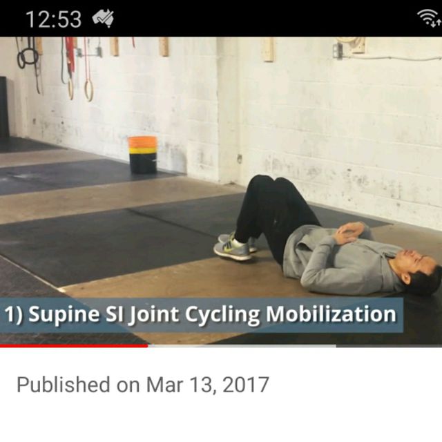 SUPINE SI JOINT CYCLING MOBILIZATION by Vincent H. - Exercise How-to ...