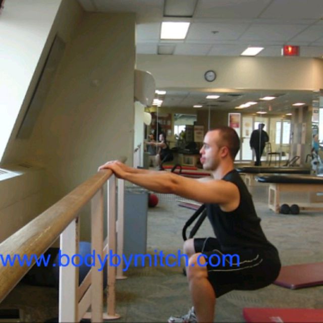 Assisted Squat by K M. - Exercise How-to - Skimble