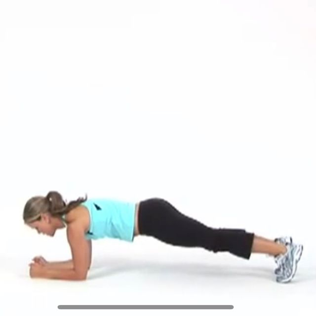 Plank Left Leg Kickbacks - Exercise How-to - Workout Trainer by Skimble