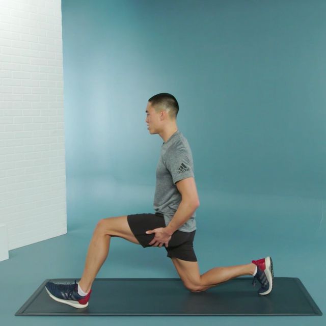 Kneeling Left Leg Hamstring Floss by Brian Fallon - Exercise How-to ...