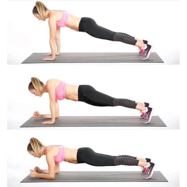 Plank Up-Downs by Kristin Boutard - Exercise How-to - Skimble