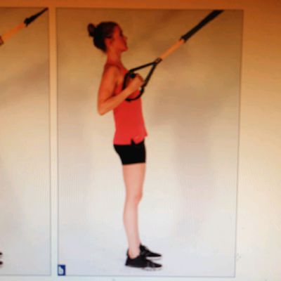 TRX Calf Raise - Exercise How-to - Workout Trainer by Skimble