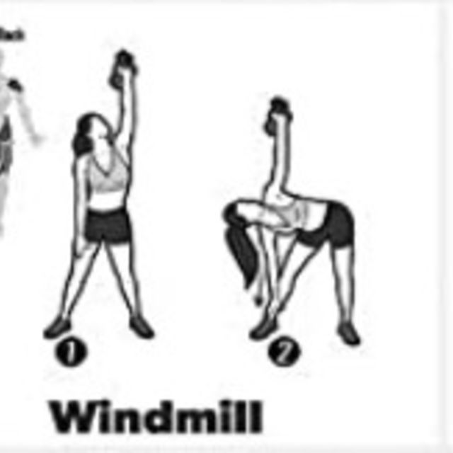 Windmill With Kettlebell by Natalya A - Exercise How-to - Skimble