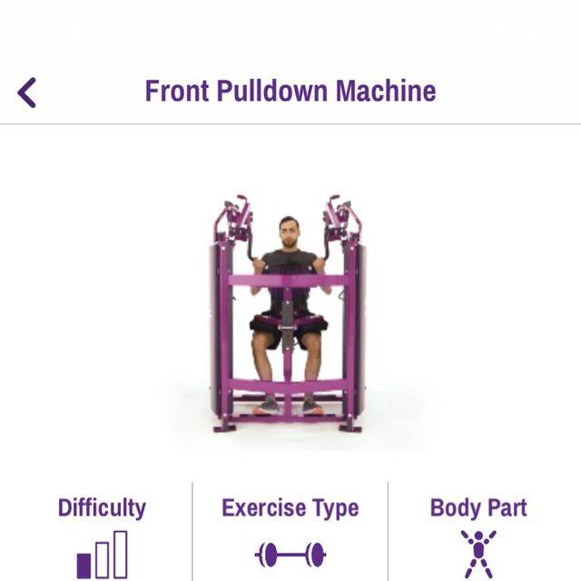 Front Pull Down Machine por Coneisha Ware - Ejercicio Cómo hacerlo ...