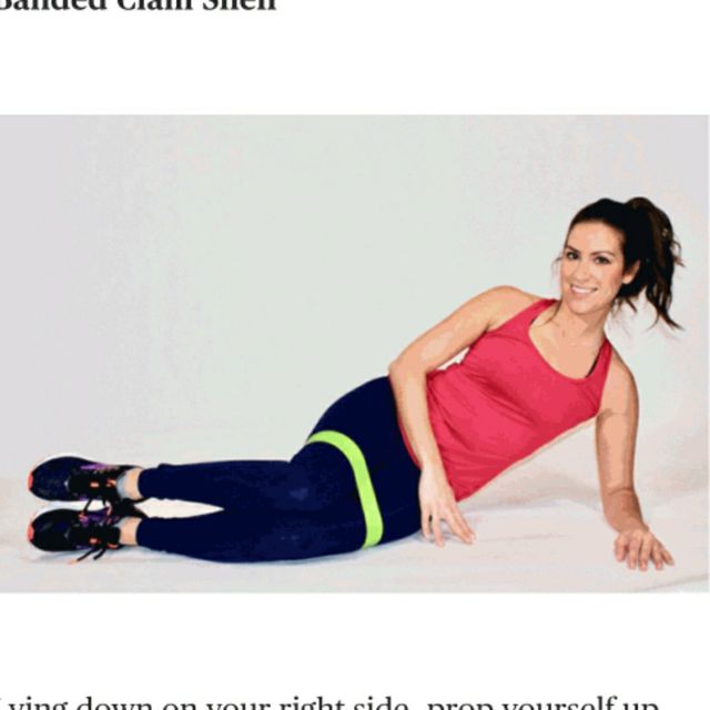 Banded Clam Shell - Exercise How-to - Workout Trainer by Skimble