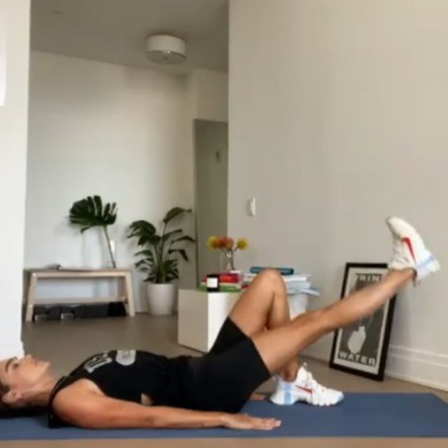 Single Leg Bridge To Leg Lever To Knee Drive. - Exercise How-to ...