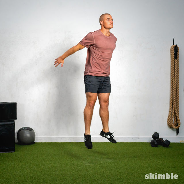Pop Squats Exercise How to Skimble Workout Trainer Pop Squats Exercise How to Skimble Workout Trainer