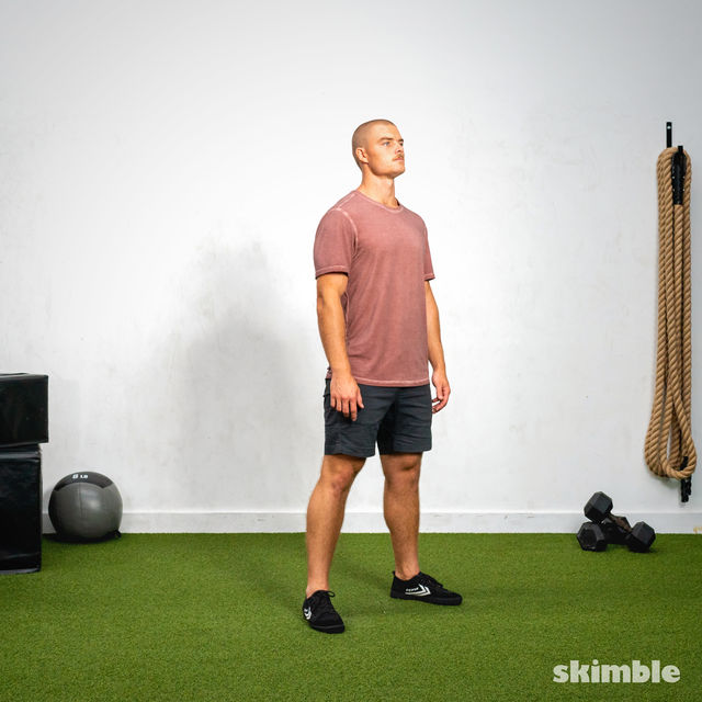 Tabata Squats - Ejercicio Cómo hacerlo - Skimble Workout Trainer