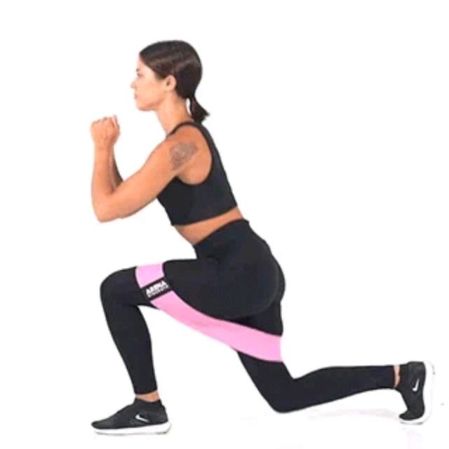 Step Back Lunge + High Knee by Tanya M. - Exercise How-to - Skimble