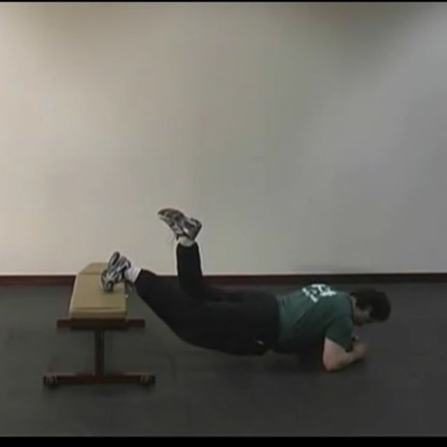 Hip Flexor Eccentric Prone - Exercise How-to - Workout Trainer by Skimble