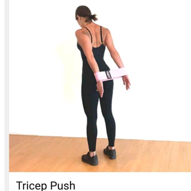 Tricep Push - Exercise How-to - Workout Trainer by Skimble