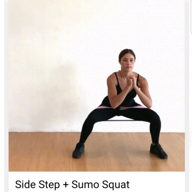Side Step + Sumo Squat - Exercise How-to - Workout Trainer by Skimble
