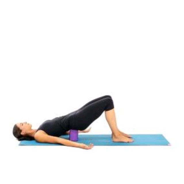 Supported Bridge Pose by Jessica @nature's Yogi - Exercise How-to - Skimble