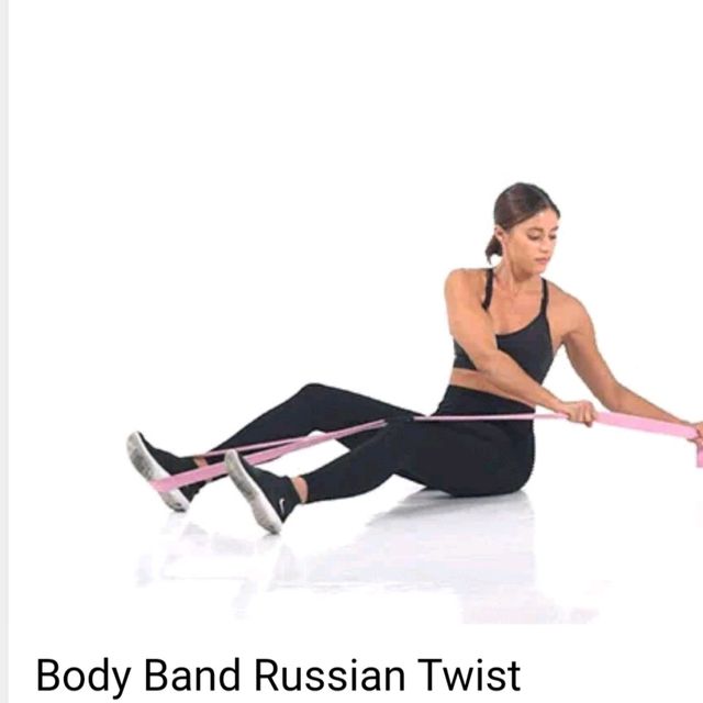Body Band Russian Twist by Tanya M. - Exercise How-to - Skimble