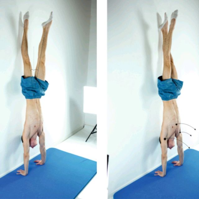 Handstand with changing legs by Alex 🌊. - Exercise How-to - Skimble