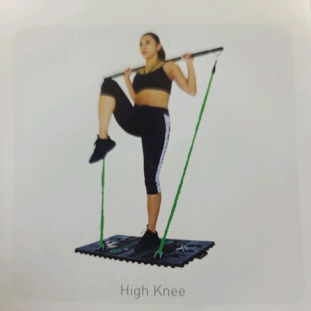 High Knee (Right Leg) - Resistance Band by Paul Woody - Exercise How-to ...
