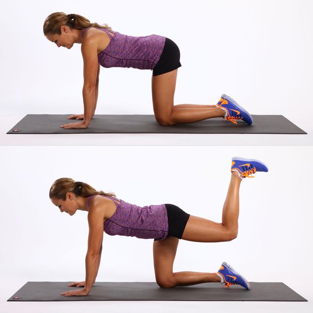 L Leg Donkey Kicks by Brian Fallon - Exercise How-to - Skimble