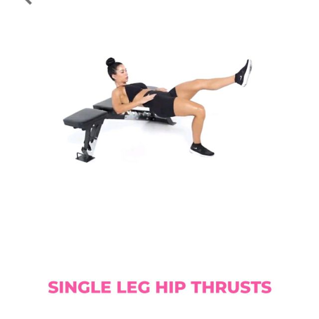 Single Leg Hip Thrust