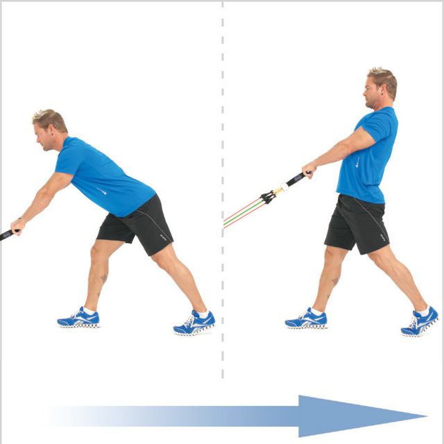 Standing Back Extension (Handle) With Tube Bands by Mz C. - Exercise ...