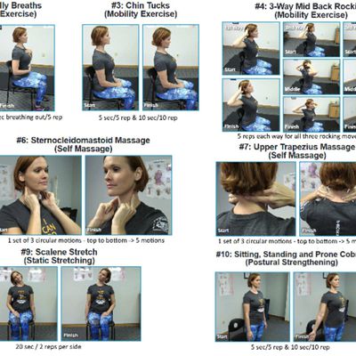 Deep Neck Flexor Tilts - Exercise How-to - Workout Trainer by Skimble