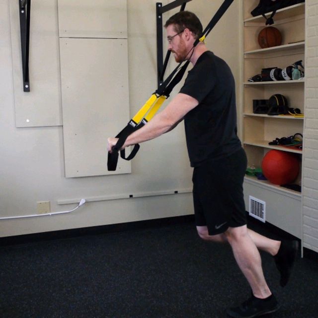 TRX Single Leg Chest Press - Exercise How-to - Workout Trainer by Skimble