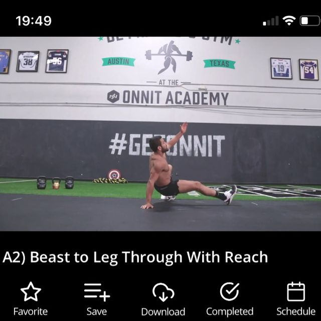 Beast Leg Through To Reach - Exercise How-to - Workout Trainer by Skimble