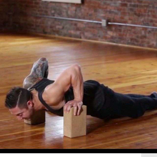 Plank With Hands On Blocks To Chaturanga by Alex 🌊. - Exercise How-to ...