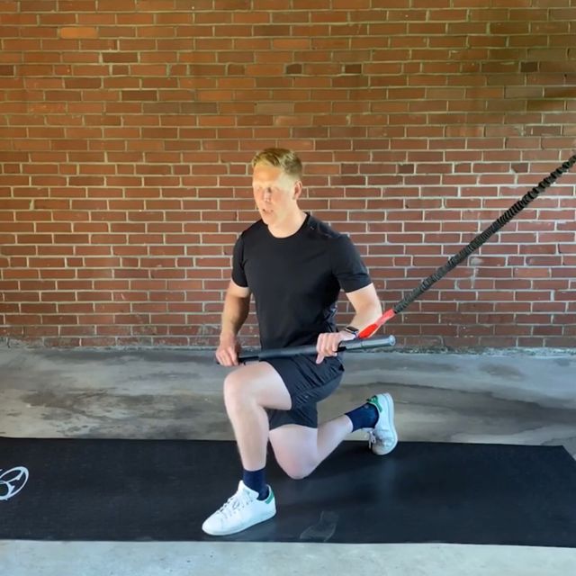 Half-Kneeling Chops Right Side - Exercise How-to - Workout Trainer by ...