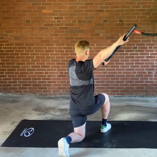 Half-Kneeling Chops Left Side - Exercise How-to - Workout Trainer by ...