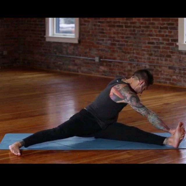 Seated Straddle, Left Hand Behind, Lift To Fallen Triangle by Alex 🌊 ...