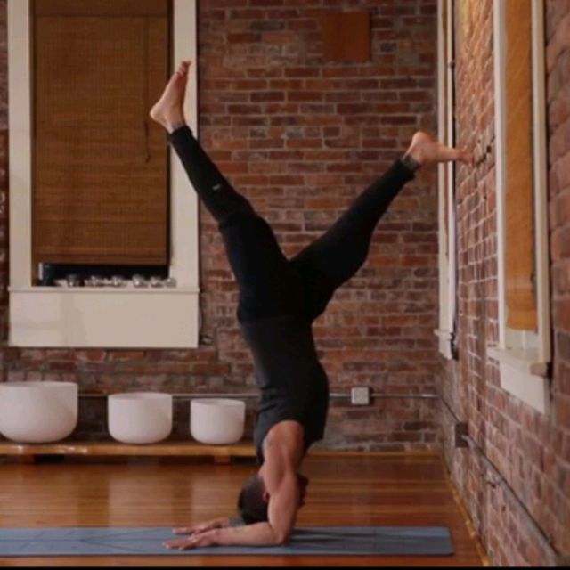 Forearm Stand Foot On The Wall by Alex 🌊. - Exercise How-to - Skimble
