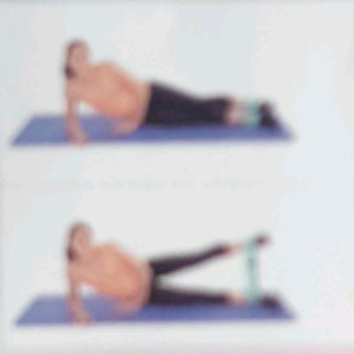 LYING BENT LEG ABDUCTION WITH LOOP BANDS by KateŘina K. - Exercise How ...