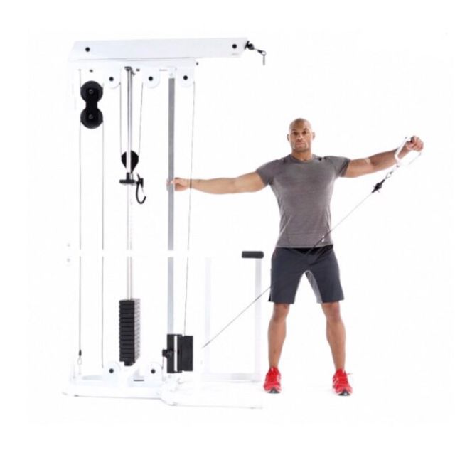 Cable Lateral Raise - Left by Maranda A. - Exercise How-to - Skimble